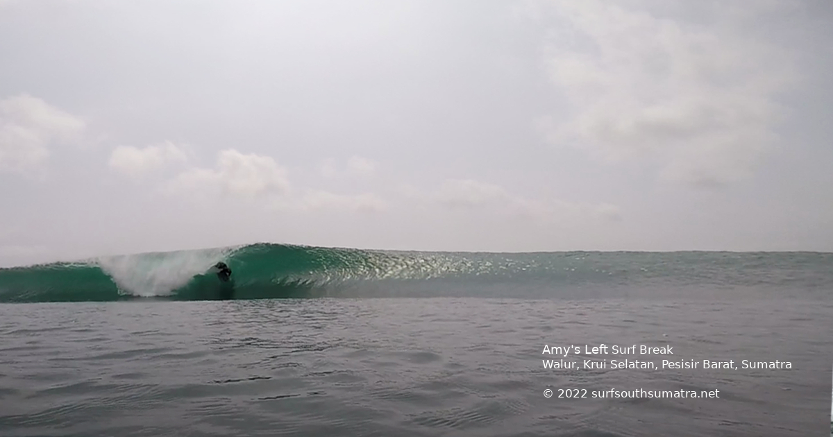 Amy's Left surf break South Sumatra Indonesia